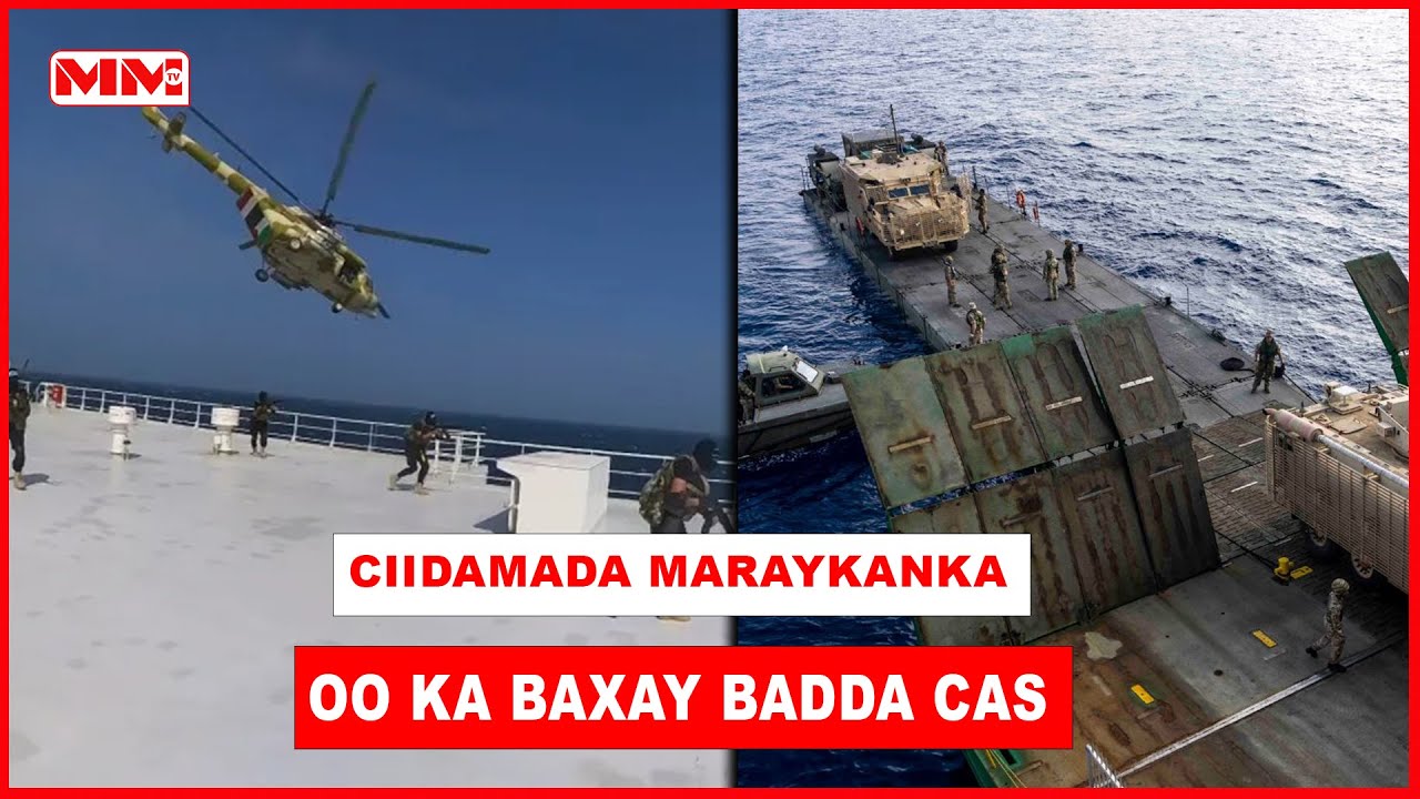Ciidanka Mareykanka oo iskaga baxey Xeebaha Badda Cas. - YouTube