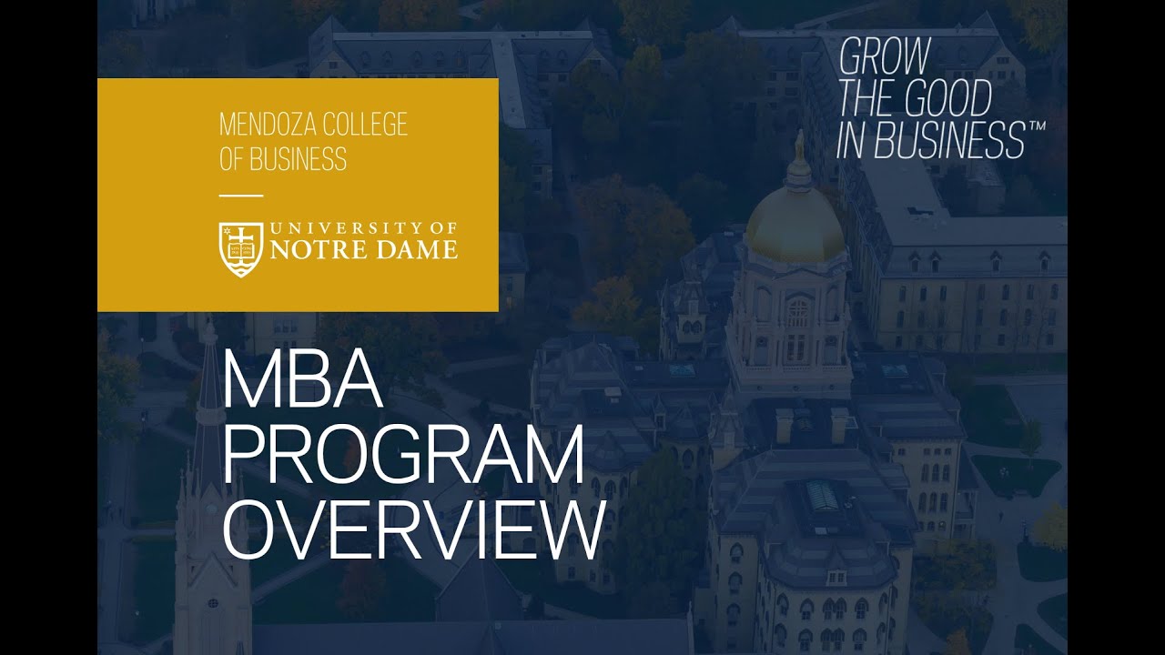 MBA Program Overview - YouTube