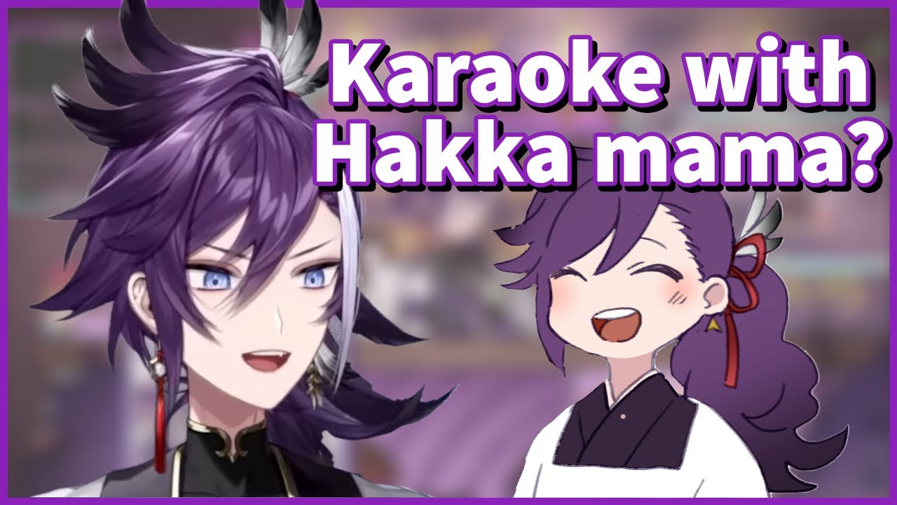 Hakka on having a KARAOKE with Hakka MAMA! (EN sub) 【Holostars EN |Banzoin Hakka】 - YouTube
