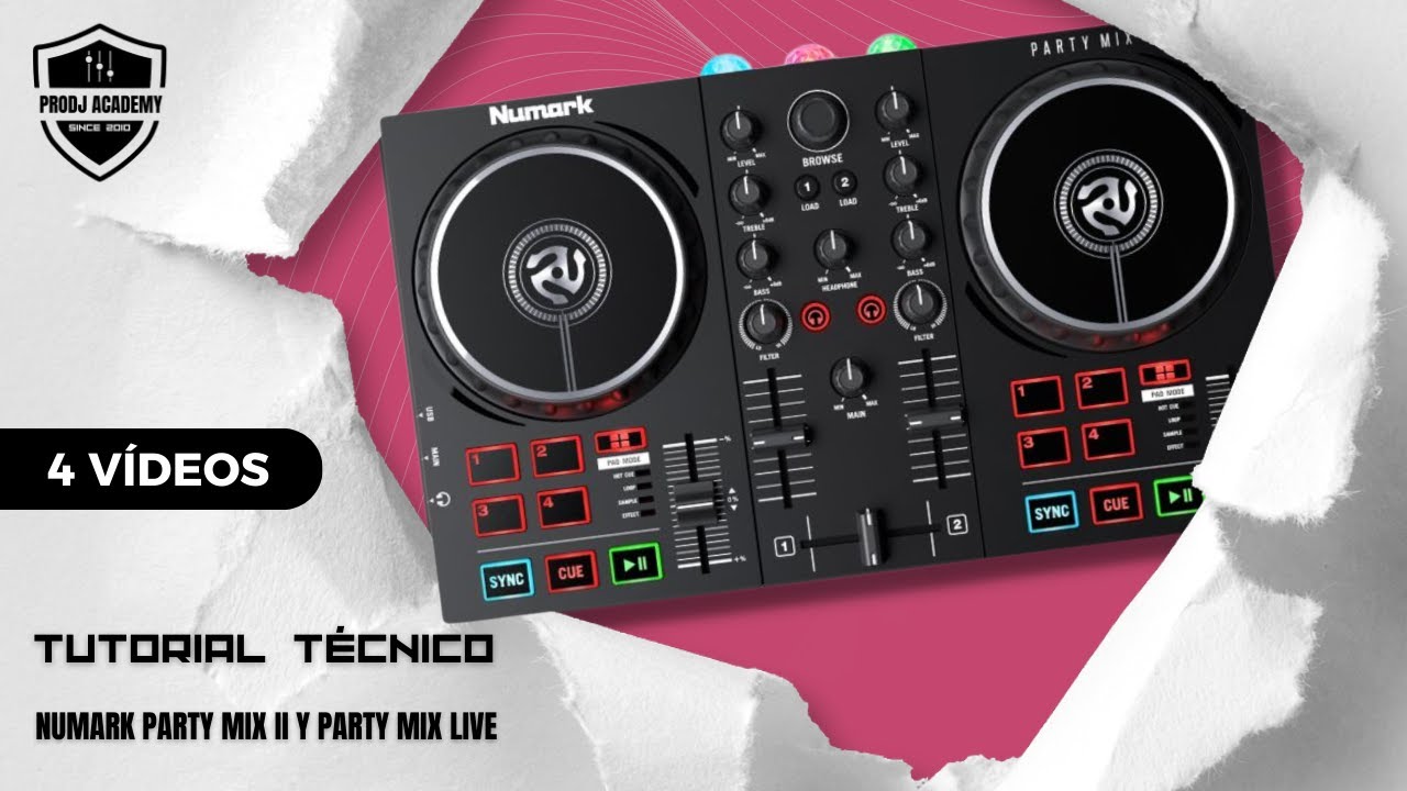 Domina el NUMARK PARTY MIX y PARTY LIVE: Tutorial completo con Jordi Carreras - YouTube