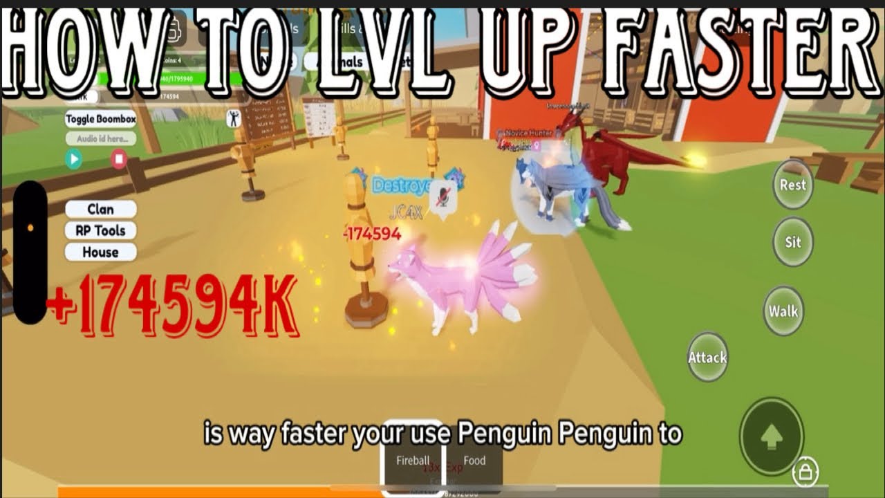 HOW TO LEVEL UP FAST IN ANIMAL SIMULATOR - YouTube
