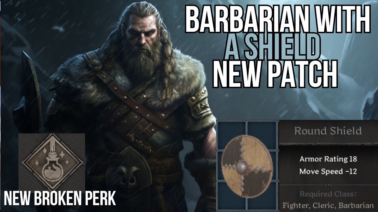 Dark and Darker | Barbarian With A Shield | Massive Update - YouTube