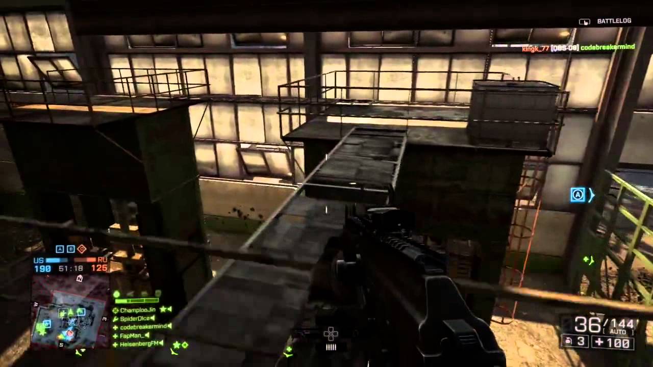 [BF4] - Domination on Zavod 311 (ACE 21 CQB Gameplay) - YouTube