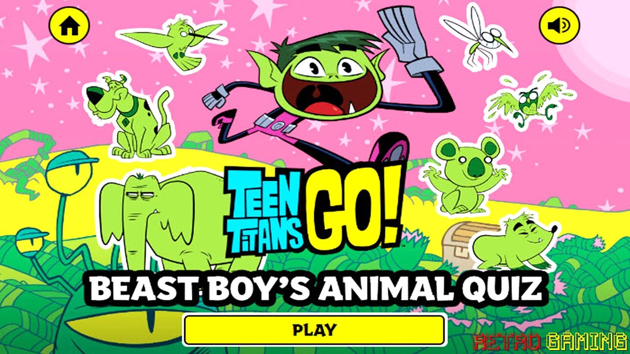 Beast Boy's Animal Quiz | Teen Titans Go! | Retro Gaming - YouTube