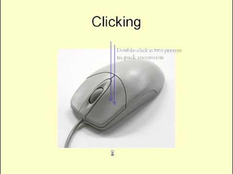 Computer Basics Course Part 2 - The Mouse - YouTube