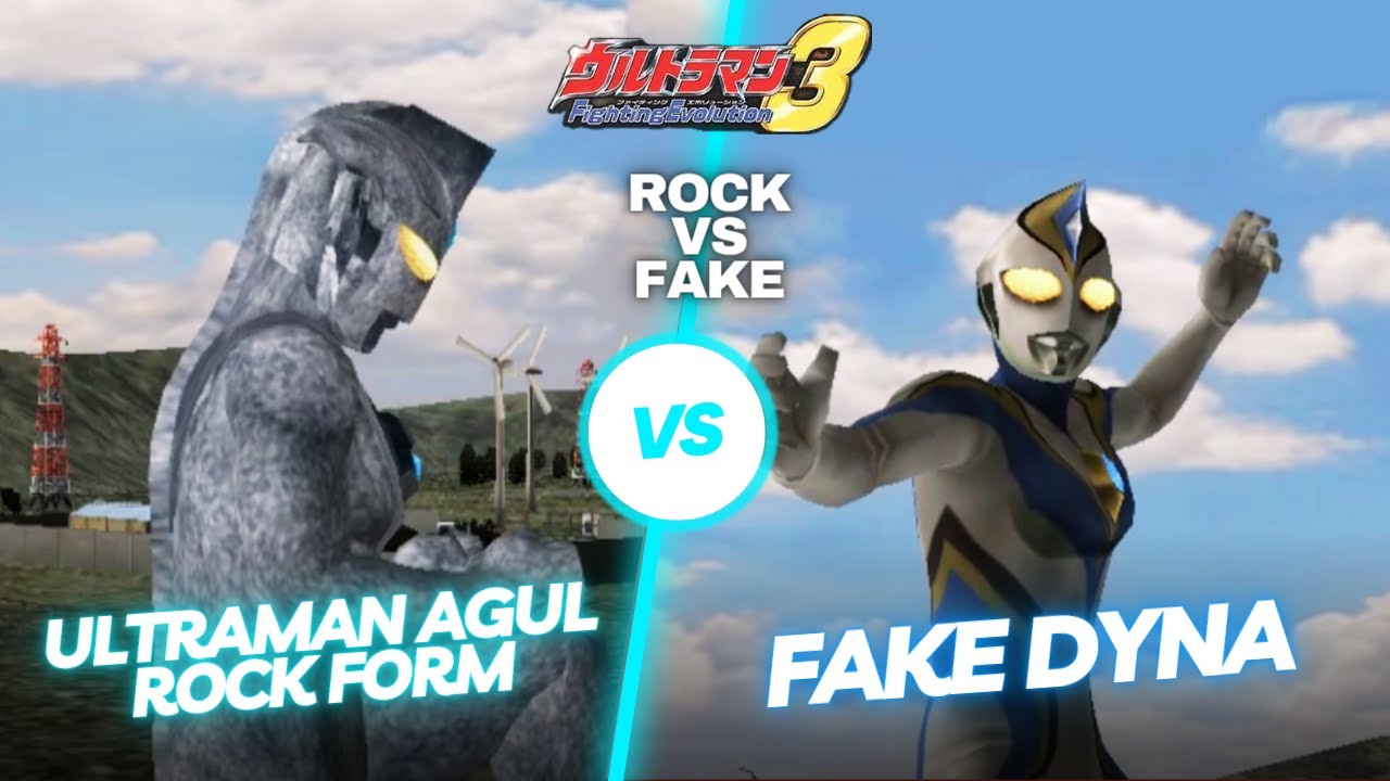Agul Form Batu?! | Versus Mode Ultraman Agul Rock Form vs Fake Dyna ...