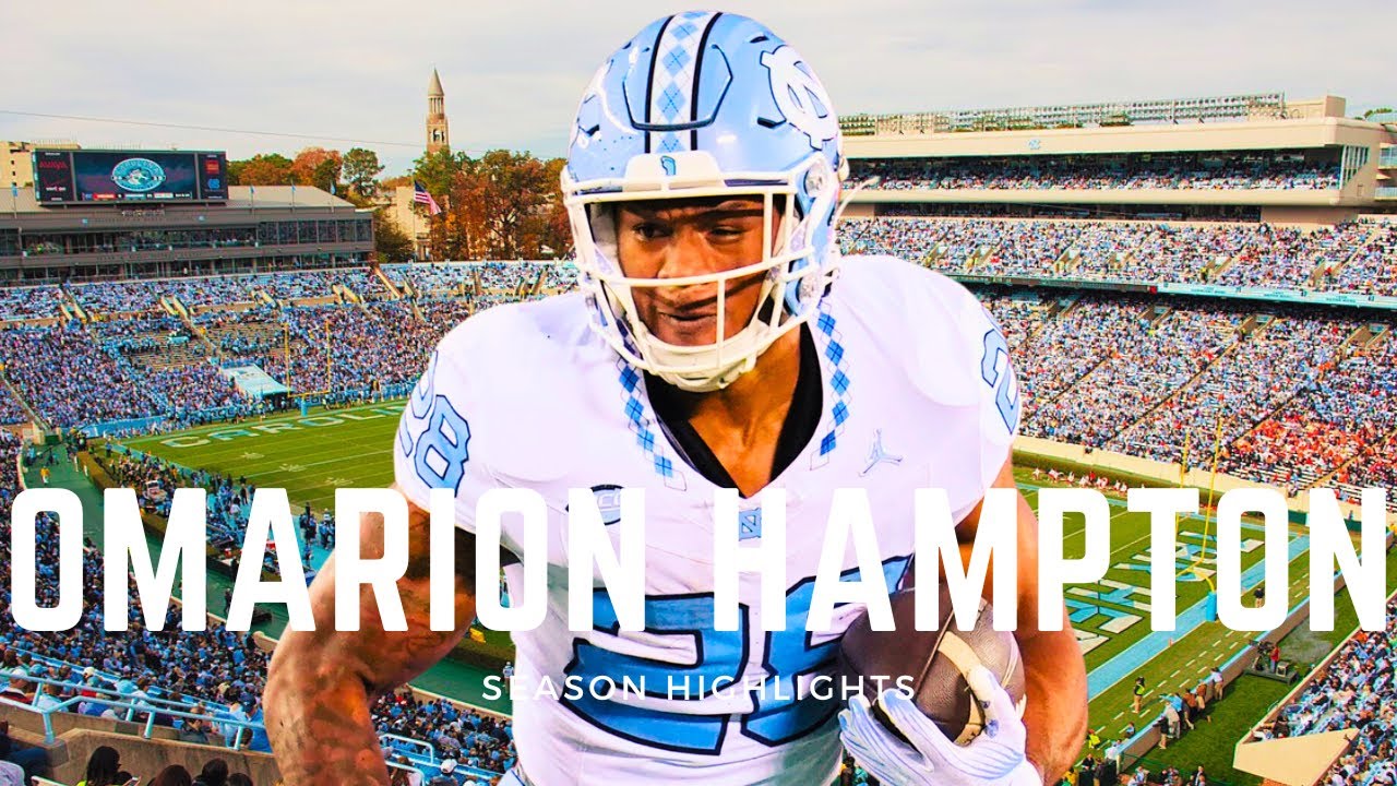 Omarion Hampton || ACC Leading Rusher || 2024 Season Highlights - YouTube