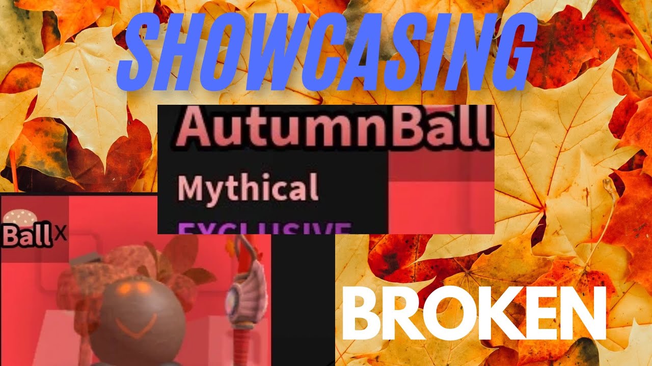 Showcasing The New Autumn Ball | Roblox Balls Tower Defense! - YouTube