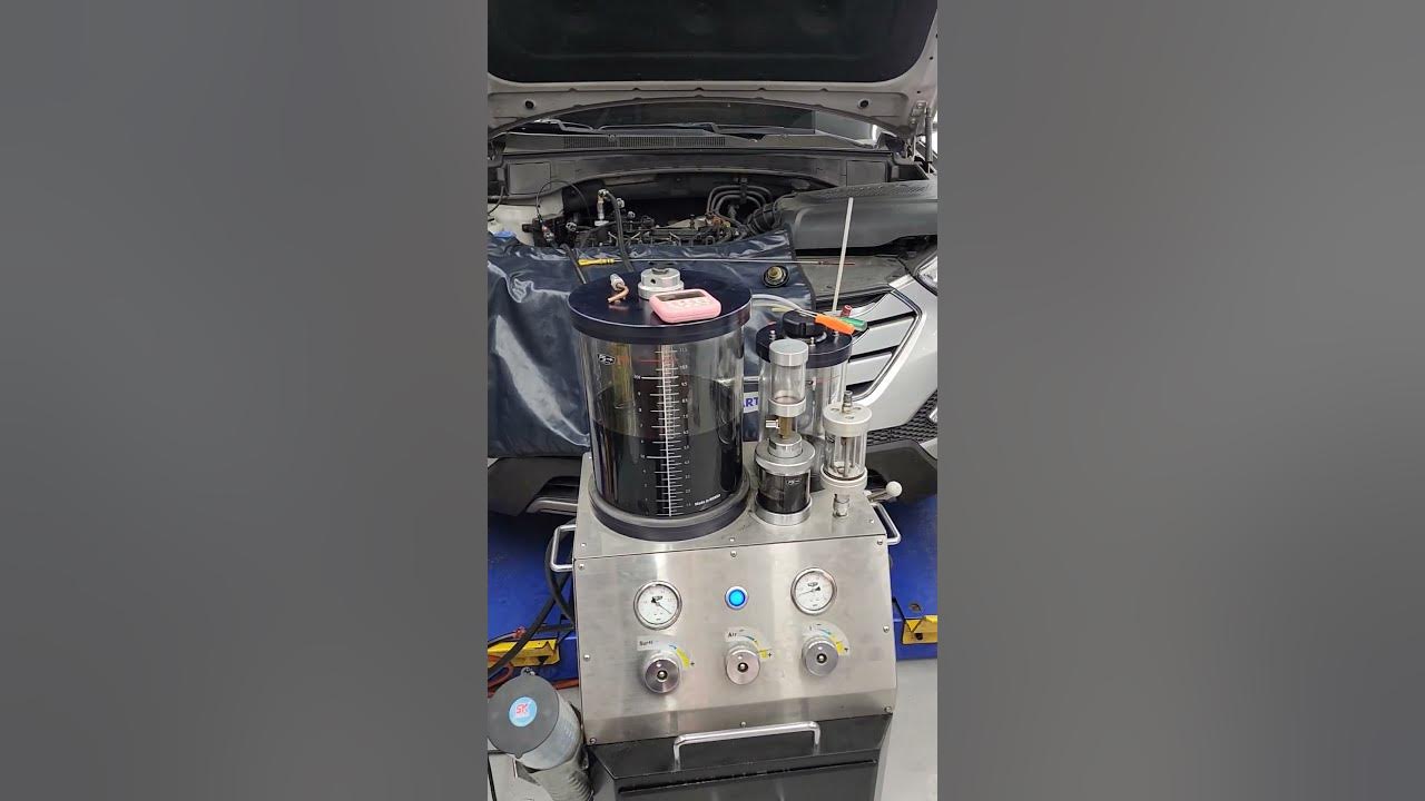 싼타페dm dpf 퇴적량 과다/재생 자주 발생으로 입고 - YouTube