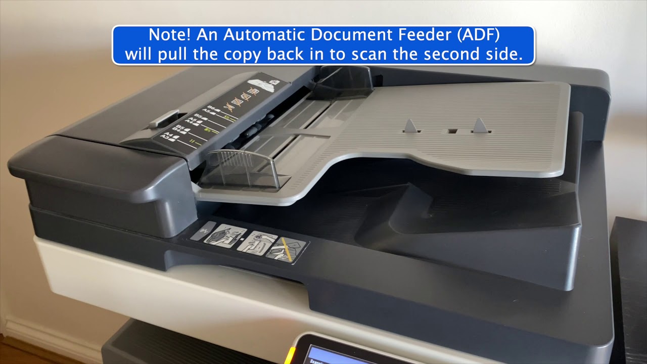 Konica/Sindoh Single/Double sided scans - YouTube