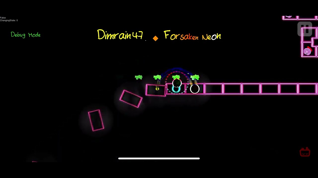 [ADOFAI mobile custom] Dimrain47 - Farsaken Neon [map by 헤르니] - YouTube