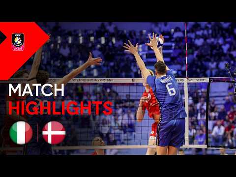 Highlights | Italy vs. Denmark | CEV Enel EuroVolley 2026 Men | Eight Finals