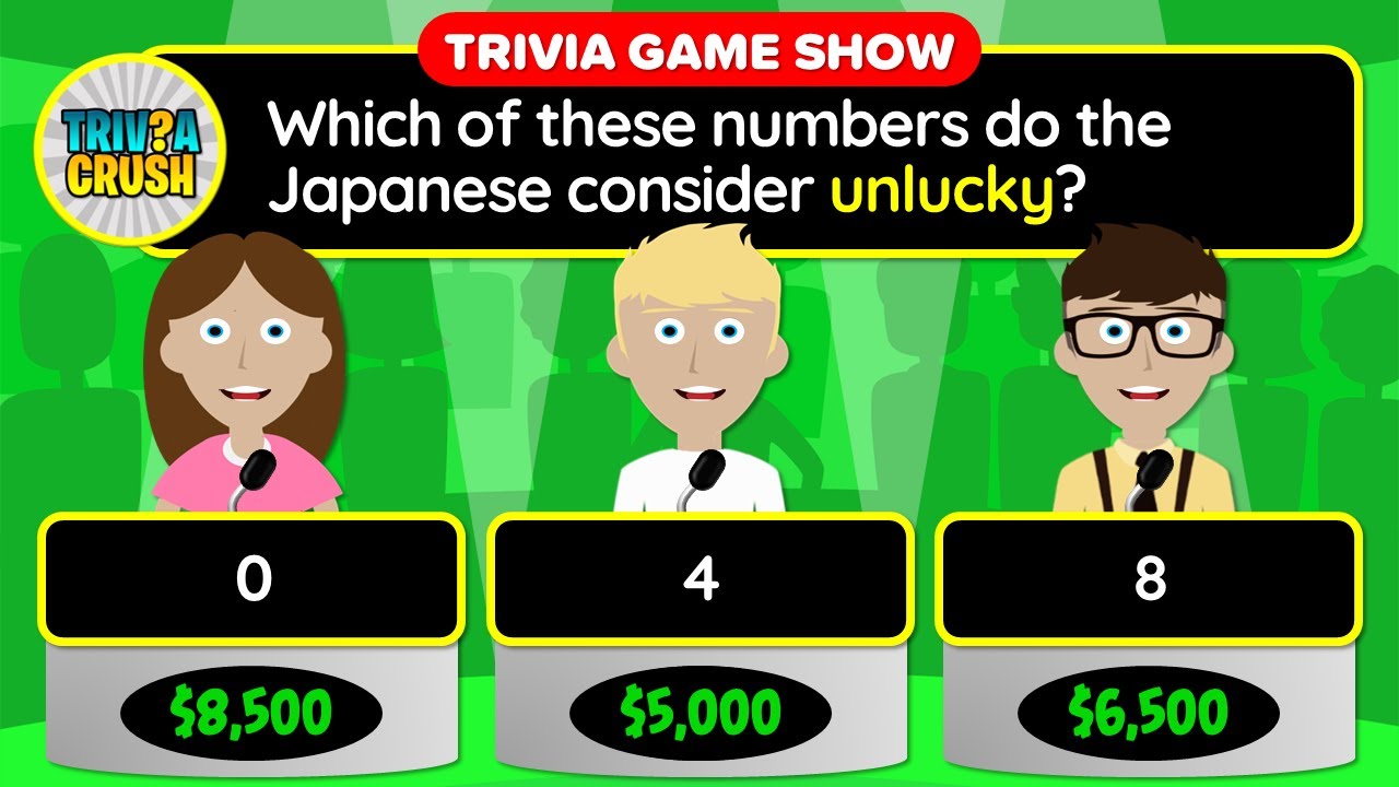 😃👉 GENERAL KNOWLEDGE QUIZ! - 20 Trivia Questions in a Unique Game Show ...