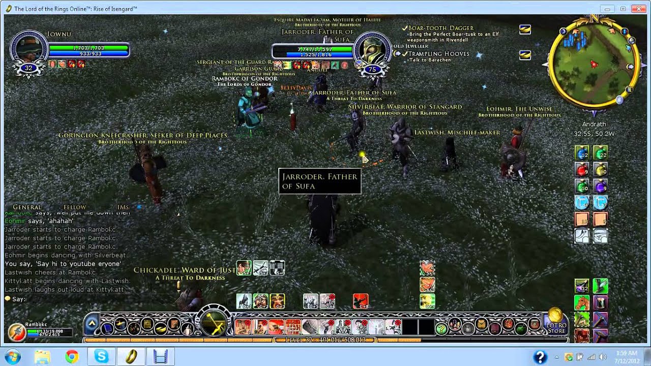 LOTRO Champion vs Guardian - YouTube