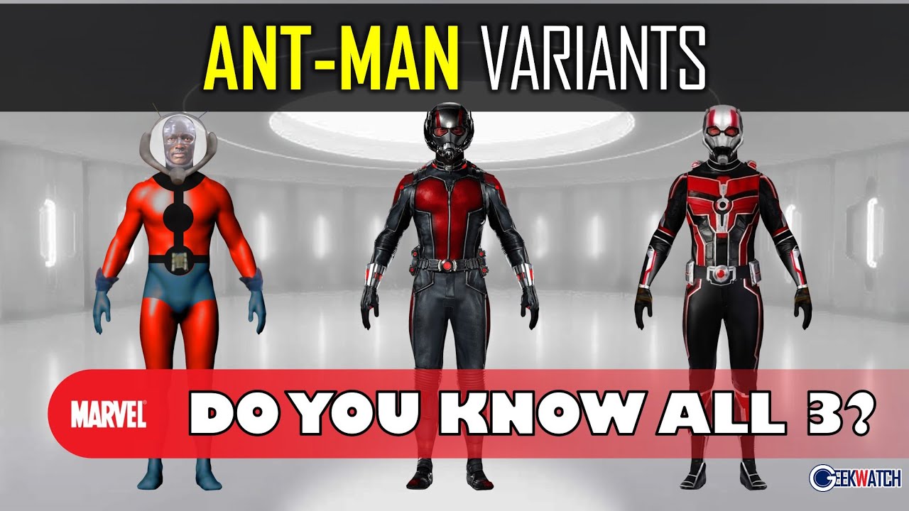 Get to know all 3 live-action ANT-MAN | v1.0 - YouTube