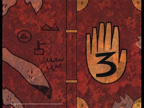 Gravity Falls Book 3 Tutorial The Cover - YouTube