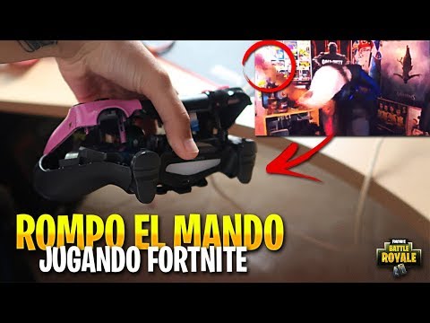 ROMPO MI MANDO JUGANDO una PARTIDA EN FORTNITE BATTLE ROYALE en DIRECTO... (MI MAYOR ENFADO)