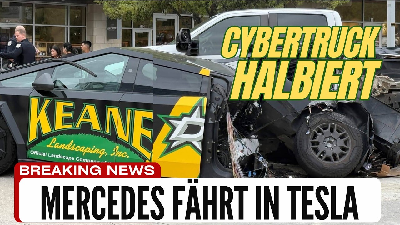Schlimmer Unfall: Tesla Cybertruck vs Mercedes-Benz G-Klasse - YouTube