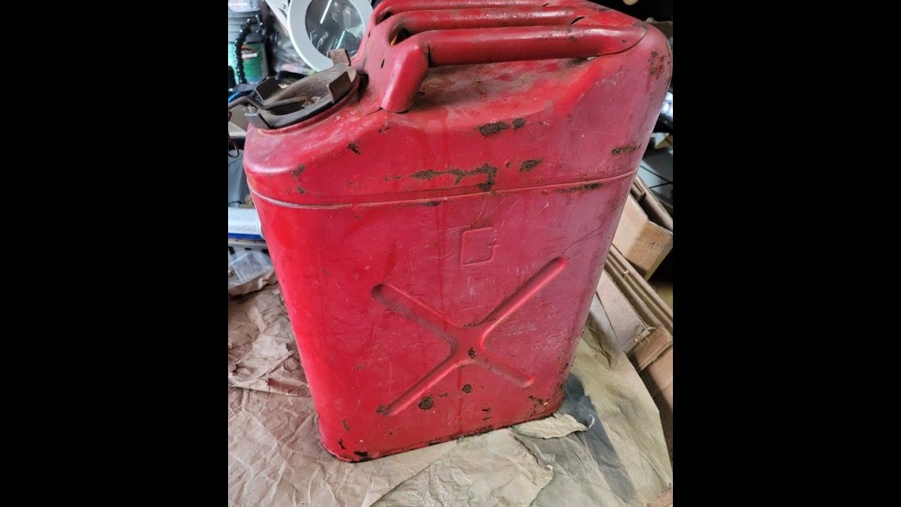 Vintage Jerry Can Cool Conversion - YouTube