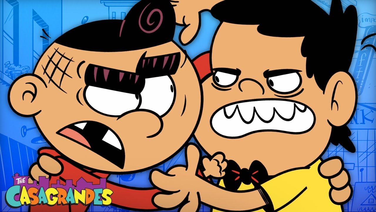 Carl & CJ Try Not To Get Grounded! | "Silent Fight" 5 Minute Episode | The Casagrandes - YouTube