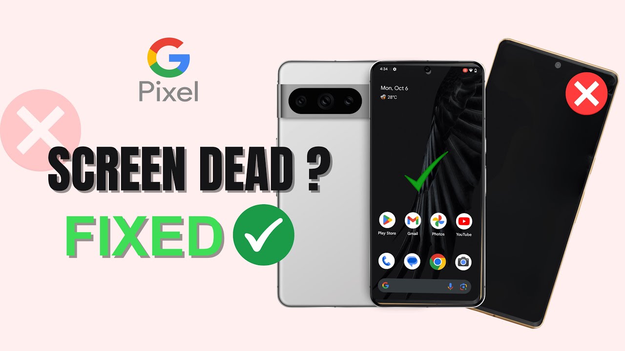 Google Pixel Black Screen of Death Fix | Pixel 6 / 7 / 8 (Pro) - YouTube