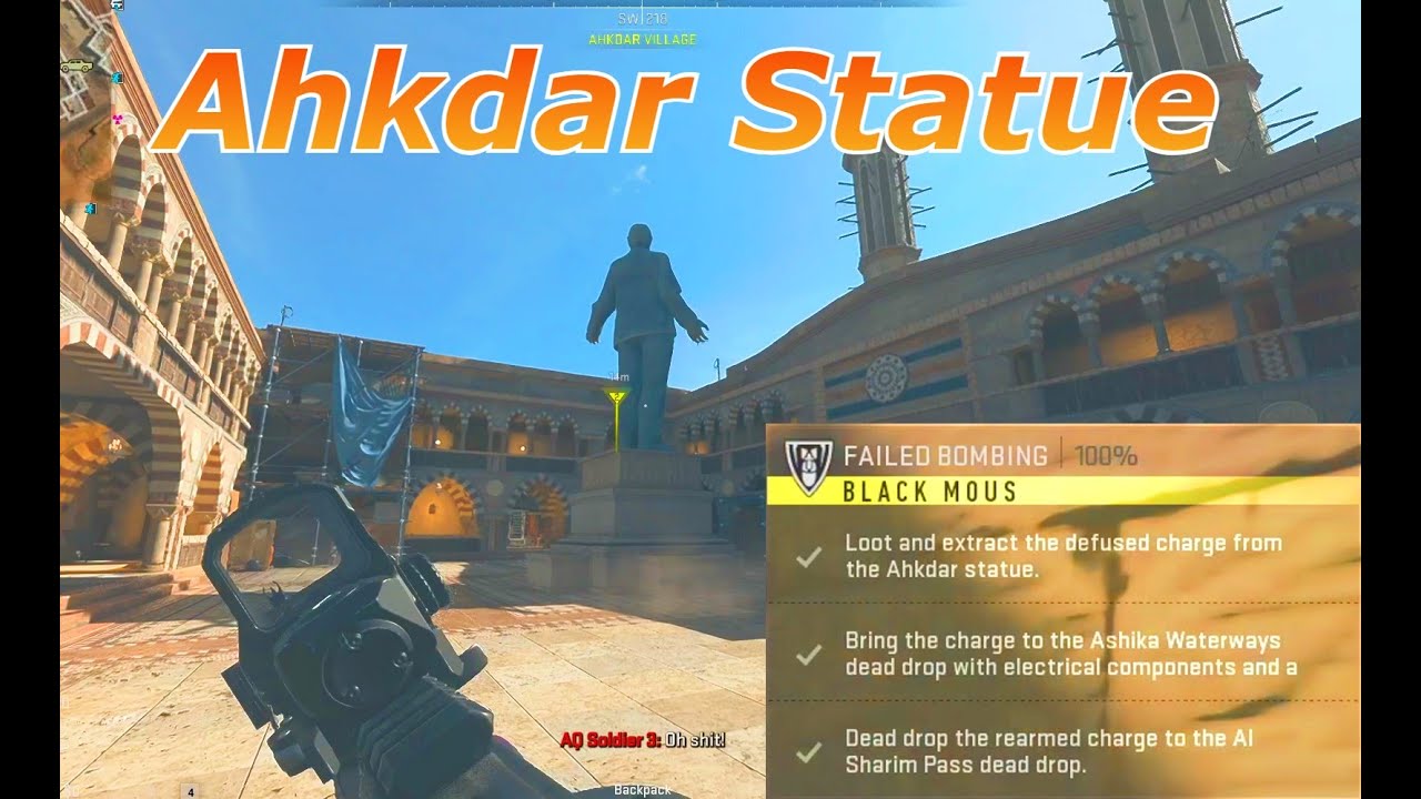 Ahkdar Statue Location | Failed Bombing Mission Guide - YouTube