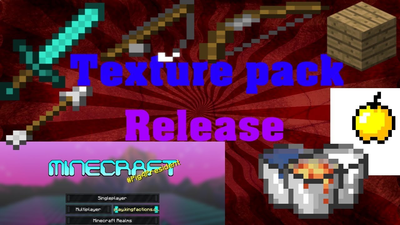 Minecraft Texture Pack Release - YouTube