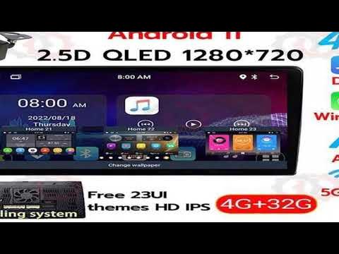 ?with kipas pendingin? 4G+32G IPS Screen Head Unit 7/9/10 Inch Car Android 13 Navigasi Unt - YouTube