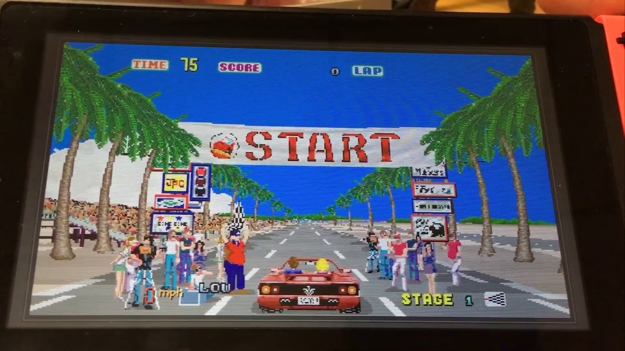 Outrun On The Nintendo Switch - First Impressions - YouTube