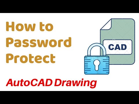How to Password Protect Your AutoCAD Drawing | AutoCAD Tips & Tricks ...