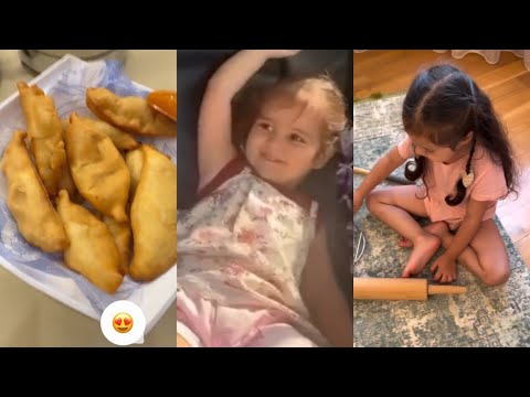 Sevda Yahyayeva Bu Dəfə Mətbəxindən Qizıları İlə Paylaşım etdi 