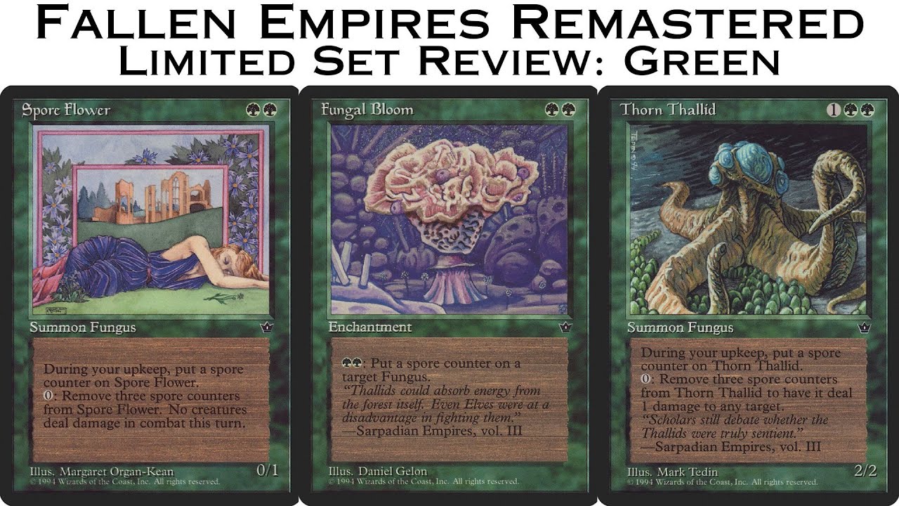 Fallen Empires Remastered Limited Set Review: Green - YouTube