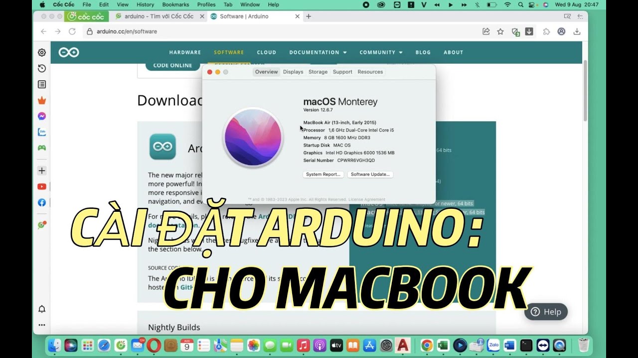 Install software Arduino 2023 for Macbook - YouTube