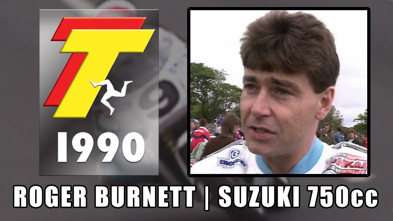 On Bike TT Experience | Roger Burnett | 1990 TT | Durex 750cc Suzuki ...
