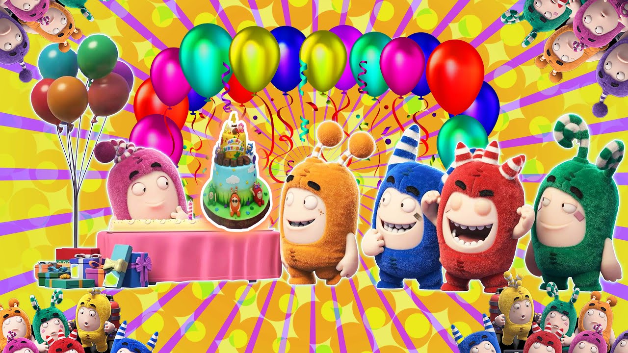 Oddbods Birthday Party | Oddbods Compilation | Oddbods Baby Part 3 ...
