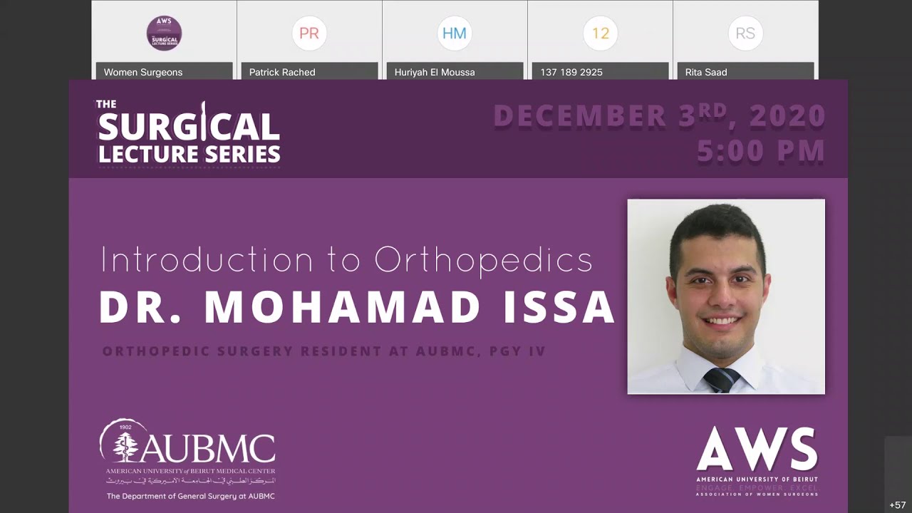 Introduction to Orthopedics by Dr. Mohamad Issa - YouTube