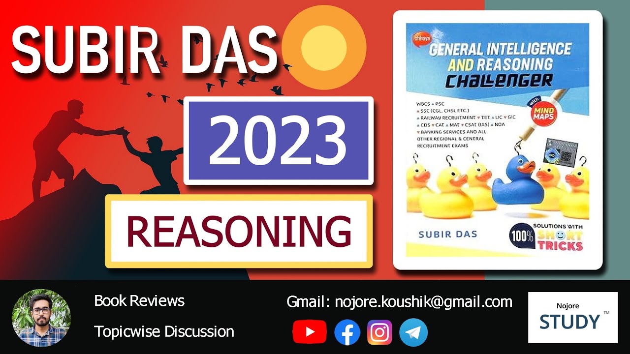 Chhaya GENERAL INTELLIGENCE AND REASONING CHALLENGER New Edition 2023 | Subir Das REASONING Book ...
