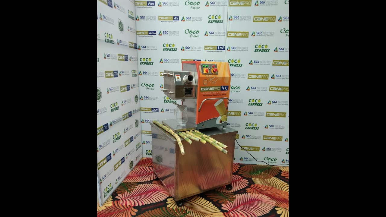 Heavy Duty Sugarcane Juice Machine | Ganna juice machine with chiller ...