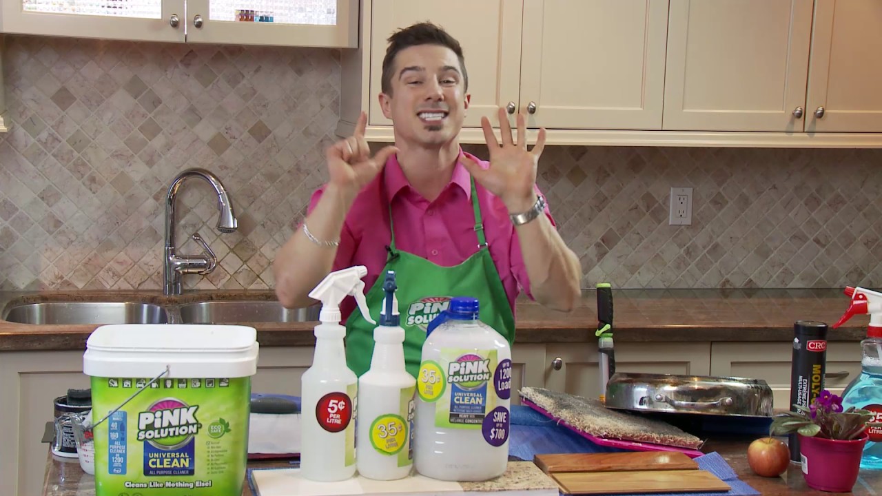 Pink Solution 10+ Natural Household Cleaning Ideas - YouTube