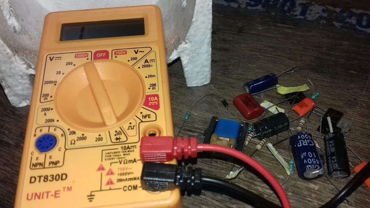How to check component with digital meter - YouTube