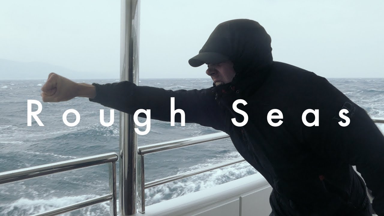 Super Yacht in bad weather. Mediterranean storms - YouTube