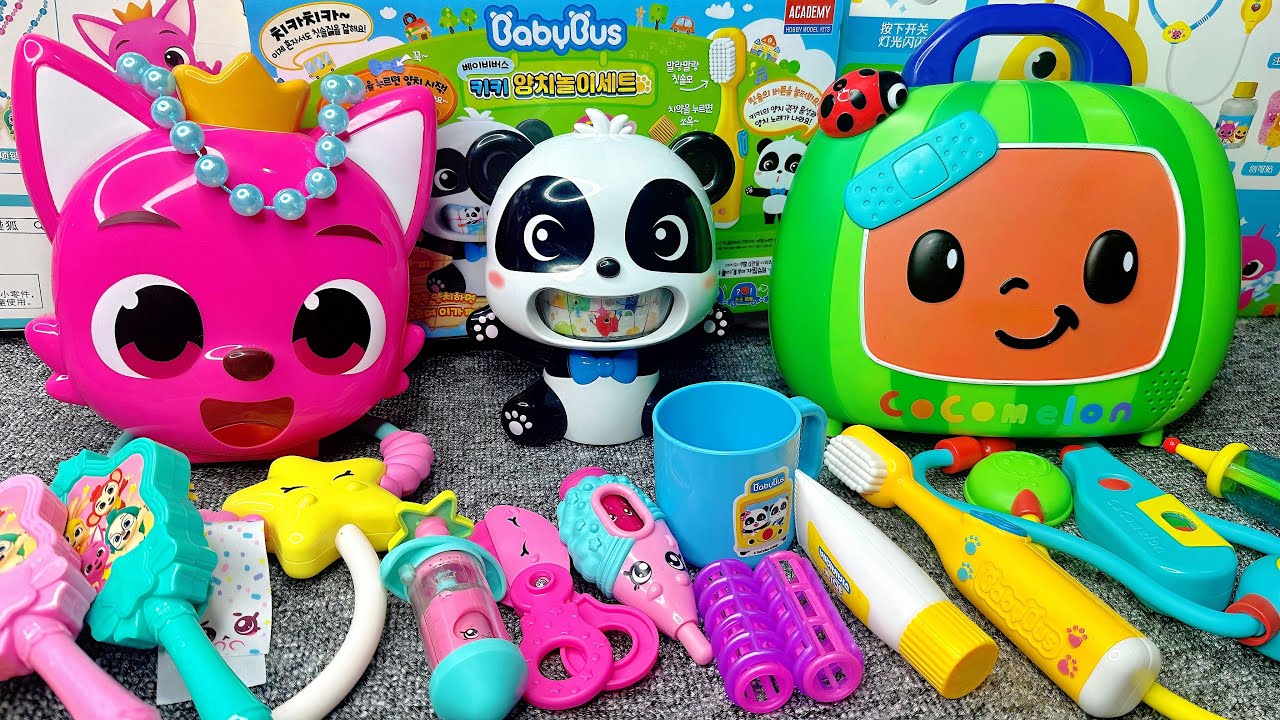 Satisfying with Unboxing Cute BabyShark, BabyBus Toy Collection, Doctor ...