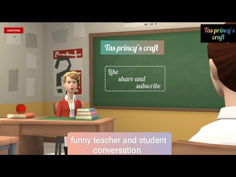 Funny teacher and student conversation | animated video | Cartoon video ...