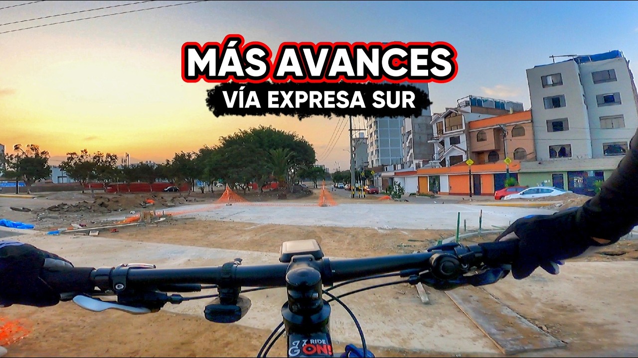 🚧 MÁS AVANCES de la VÍA EXPRESA SUR | Nuevo cruce del Río Surco - YouTube
