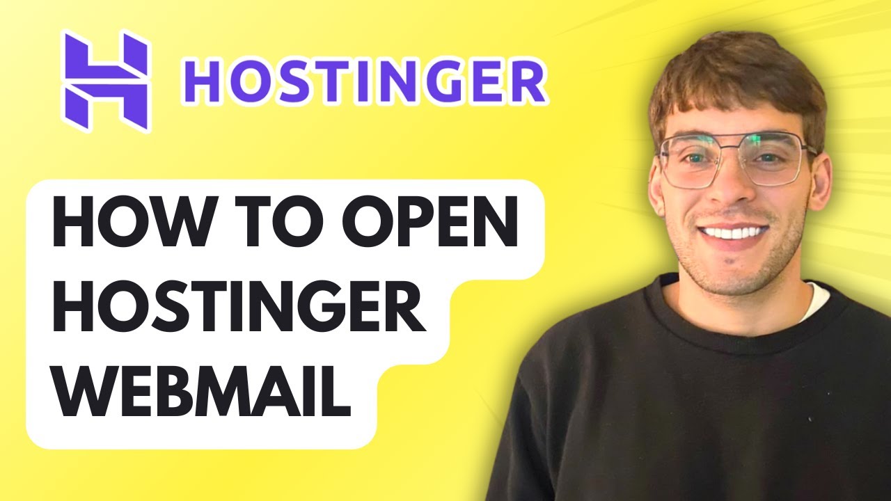 How to Open Hostinger Webmail [2025 Guide] - YouTube