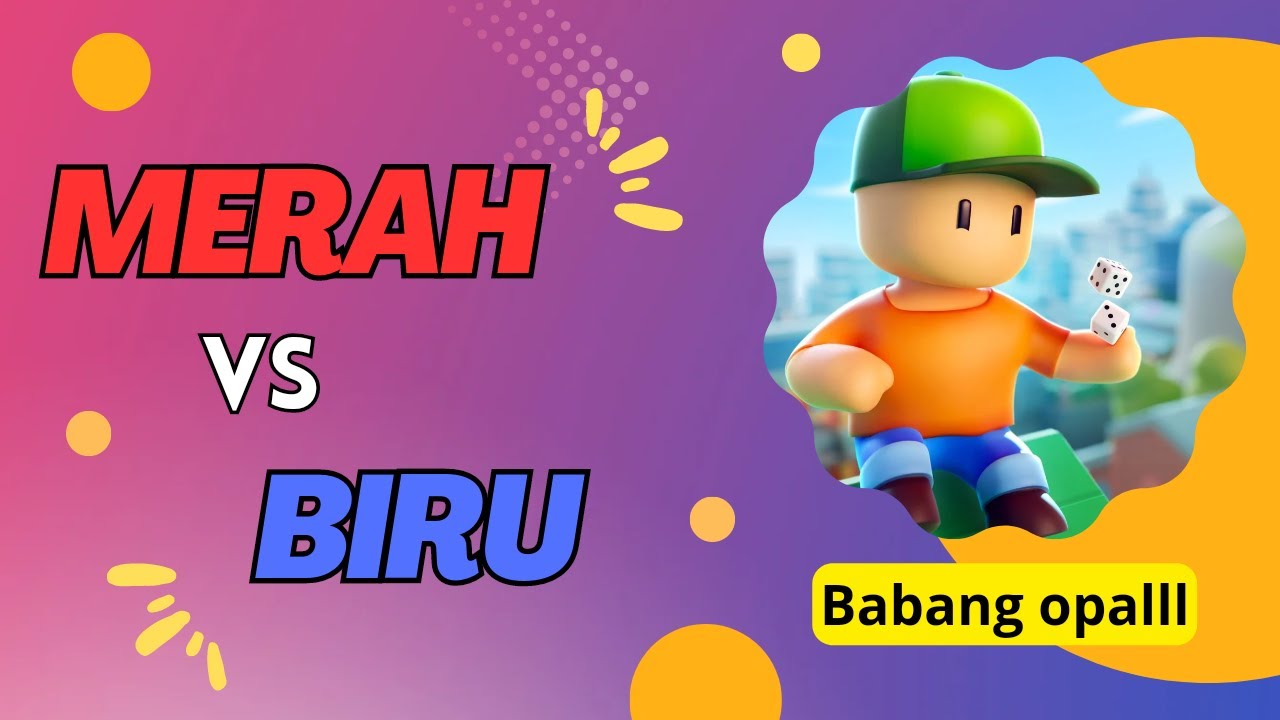 War Skin ! Merah VS Biru stumble guys #stumble #stumbleguys # ...