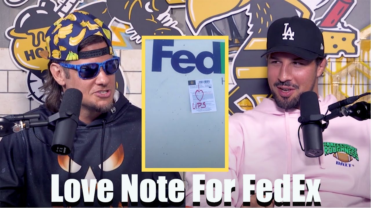 UPS Leaves a Love Note for FedEx | King and the Sting - YouTube