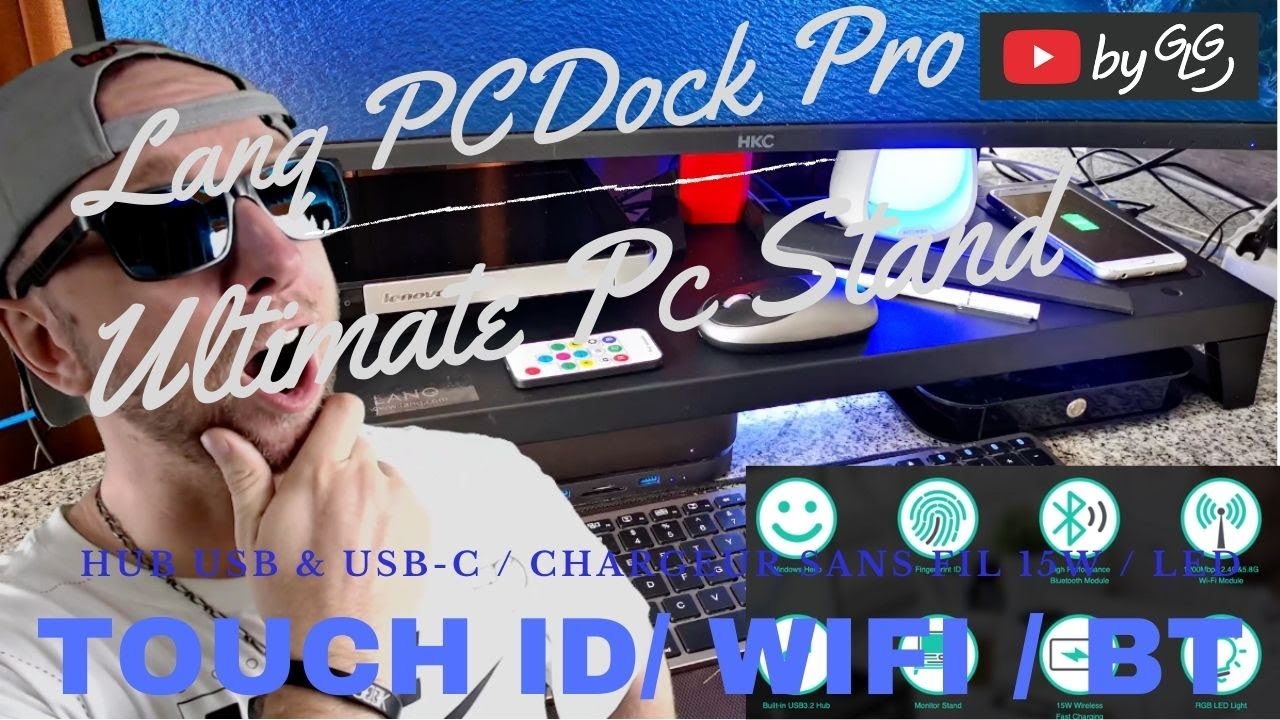 Je t'offre 2 Lanq PcDock Pro HUB USB-C avec LED, Booster Wifi ...