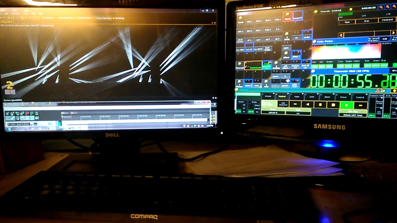 GrandMA2 3D time code - INTRO - BURGERKIL - ONLY THE STRONG - YouTube