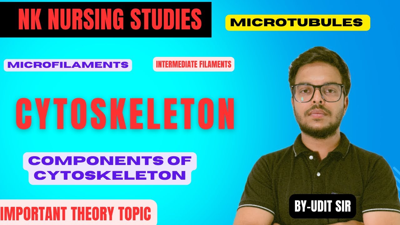 Cytoskeleton ll its components ll structures ll functions ll important for semester ll By-Udit ...